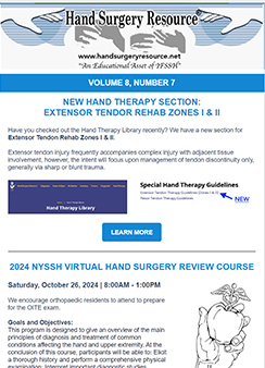 Newsletters | Hand Surgery Resource